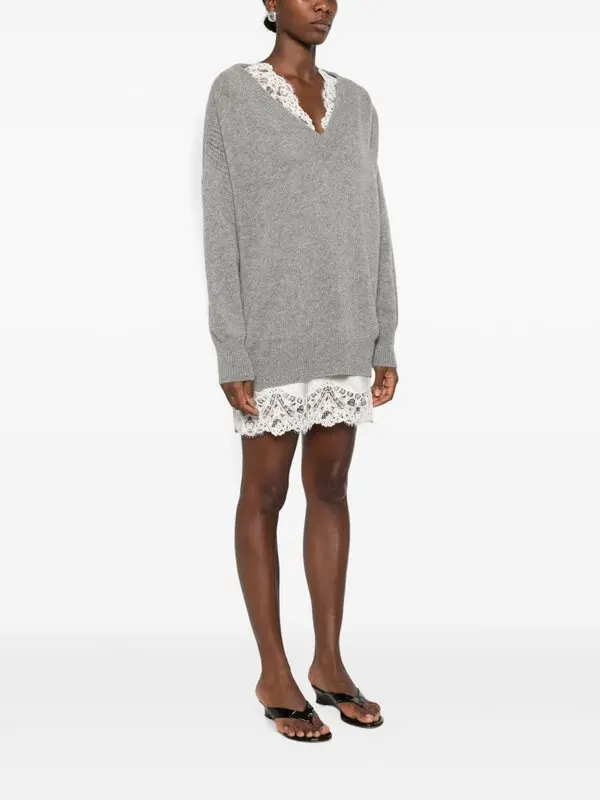 Ermanno Scervino Cashmere Mini Dress