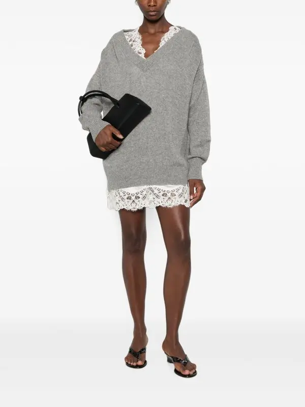 Ermanno Scervino Cashmere Mini Dress