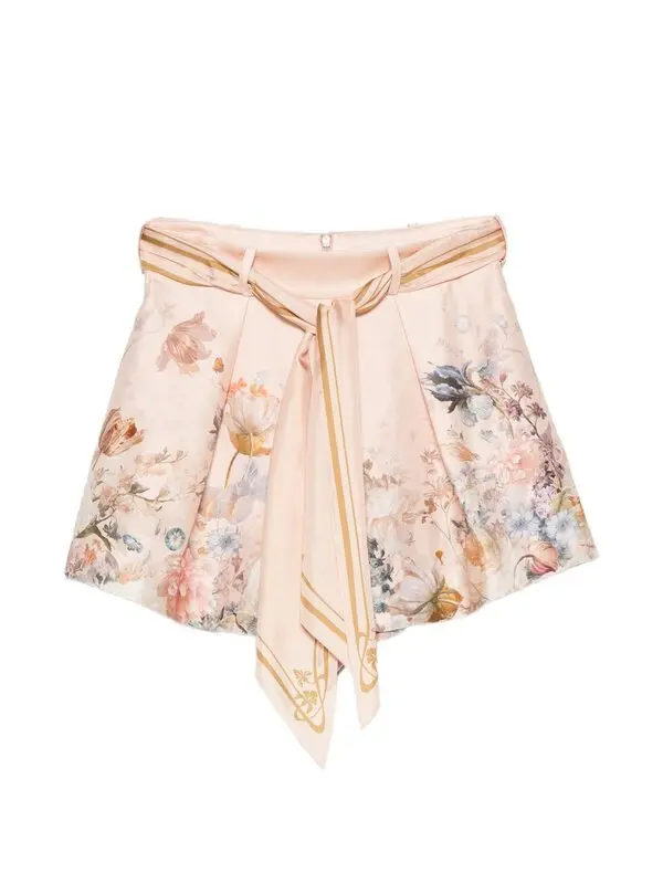 Zimmermann Valiant Printed Shorts