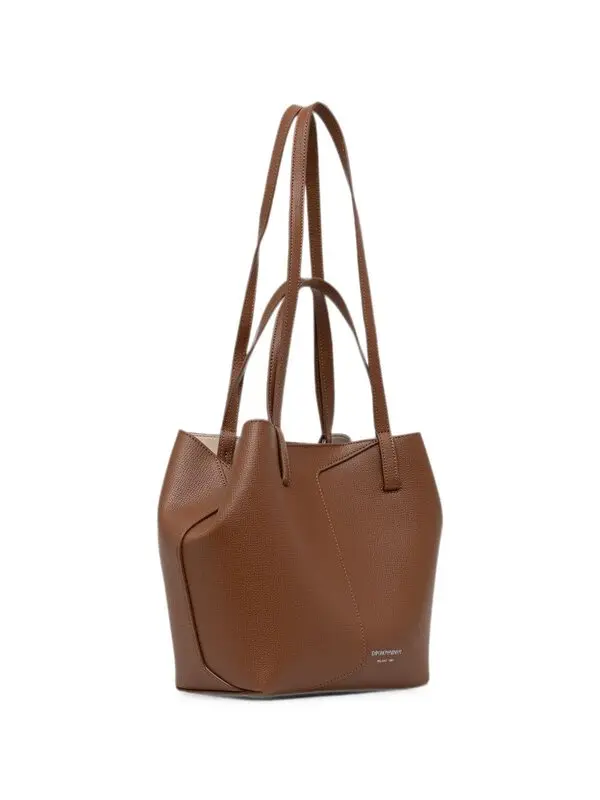 Emporio Armani Small Leather Tote Bag