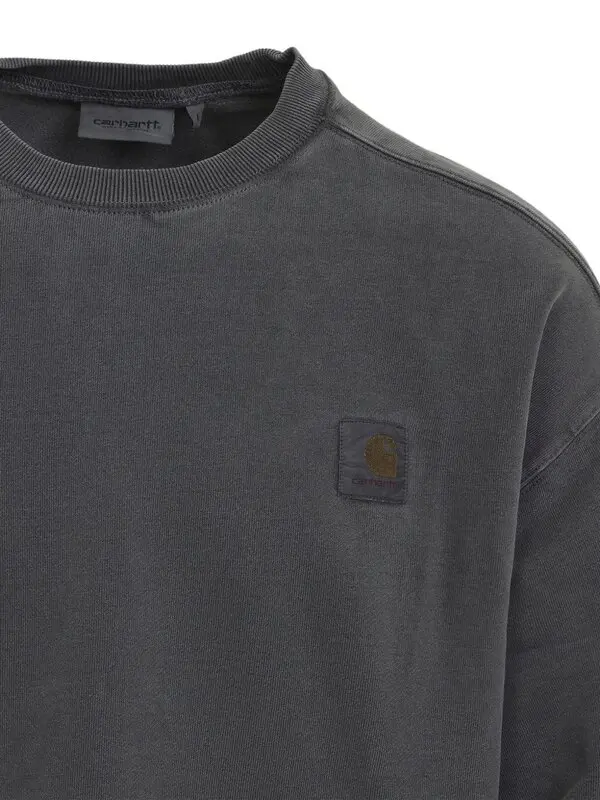 Carhartt Work In Progress Logo Cotton Sweatshirt