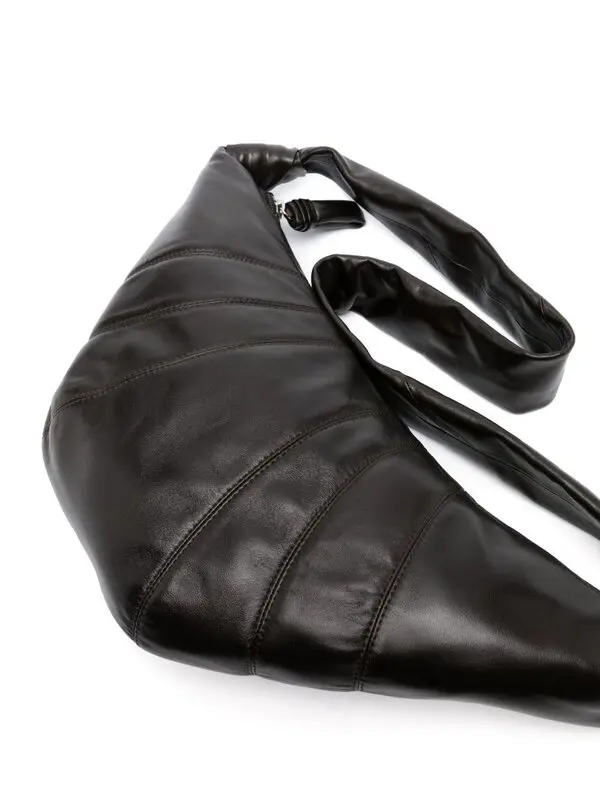 LEMAIRE Croissant Medium Leather Shoulder Bag