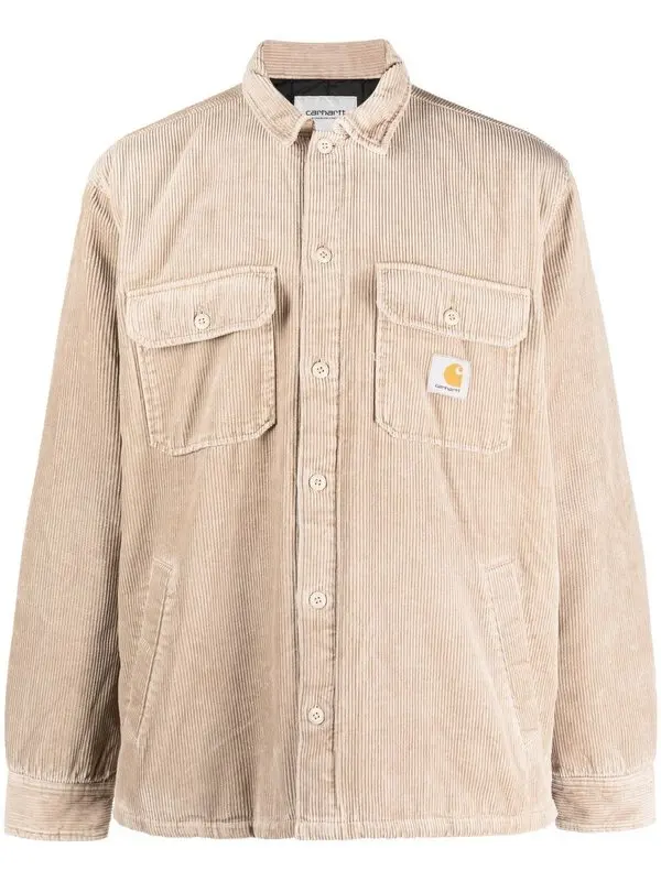 Carhartt Work In Progress Cotton Shirt Jacket - Beige