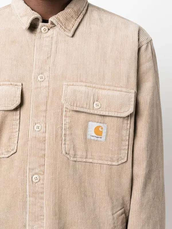 Carhartt Work In Progress Cotton Shirt Jacket - Beige