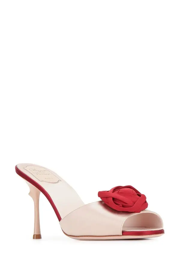 ROGER VIVIER Epine Rose Mule 85