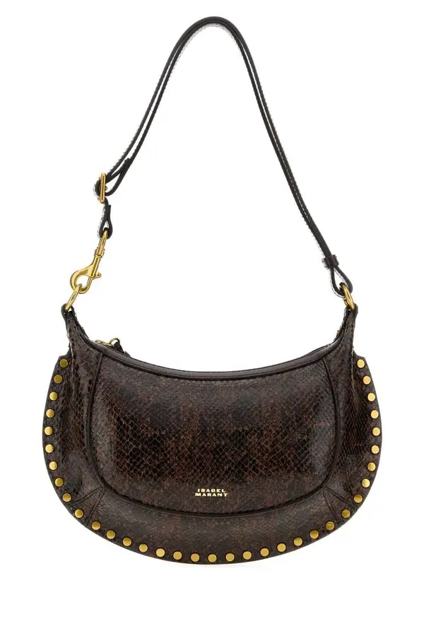 Isabel Marant Étoile Printed Leather Oskan Moon Shoulder Bag - Multicolor