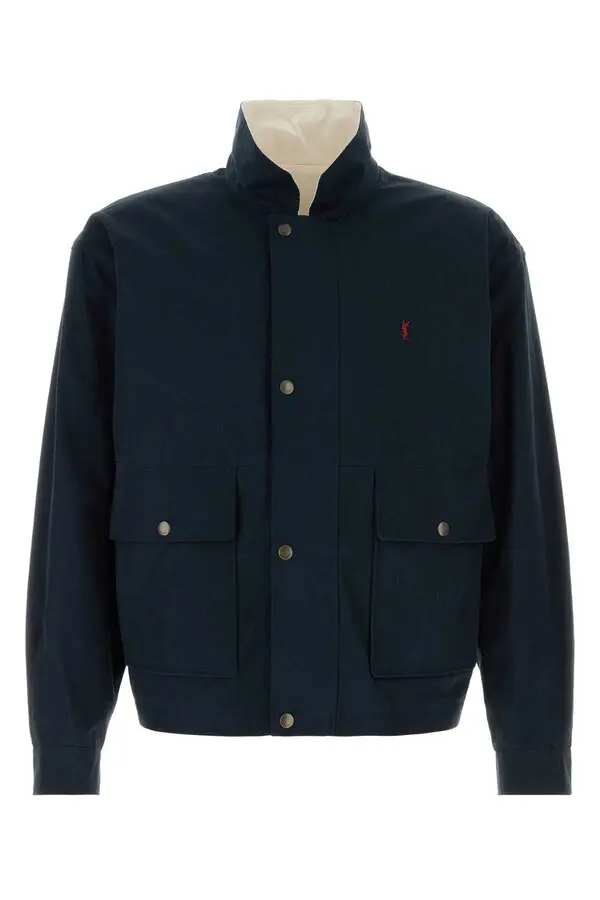Saint Laurent Blouson Reversible Avec Broder