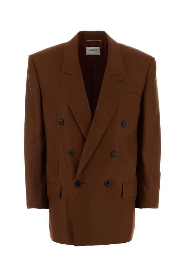 Saint Laurent Veste Lainage Cachemire