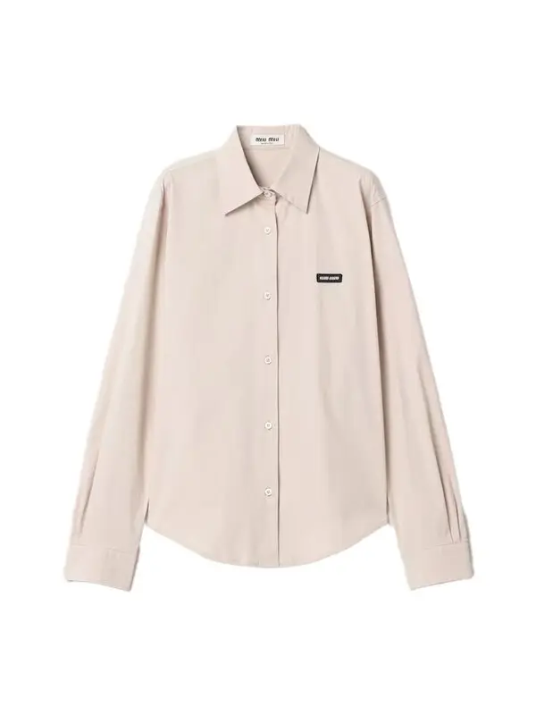 Miu Miu Popeline Stretch Shirt