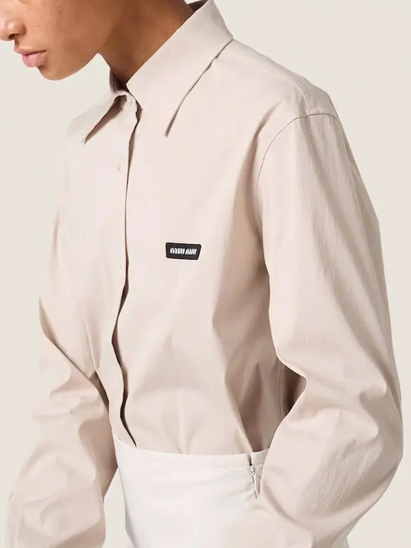Miu Miu Popeline Stretch Shirt