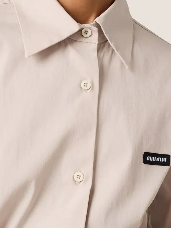 Miu Miu Popeline Stretch Shirt