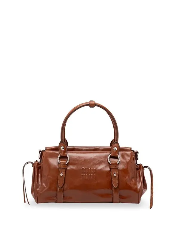 Miu Miu Shiny Leather Handbag - Multicolor