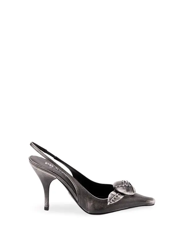 Prada Leather Slingback Pumps - Multicolor