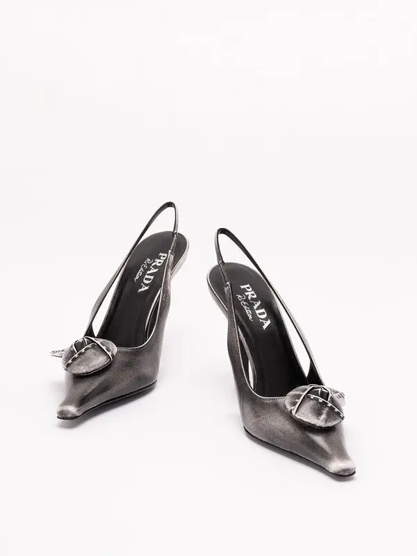Prada Leather Slingback Pumps