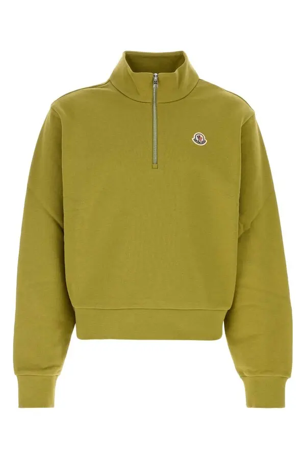 Moncler Pistachio Cotton Sweatshirt