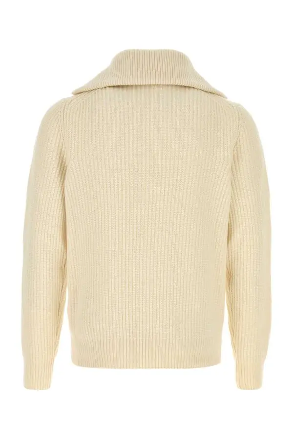 Moncler Wool Sweater - White