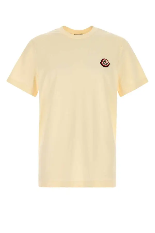 Moncler Cream Cotton T-shirt
