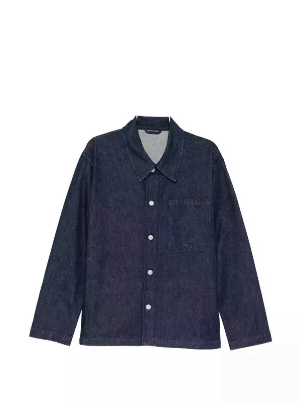 AGNES B. Chest Pocket Denim Shirt