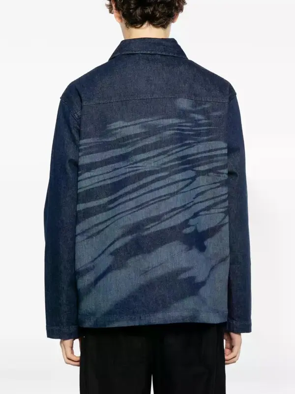 AGNES B. Chest Pocket Denim Shirt
