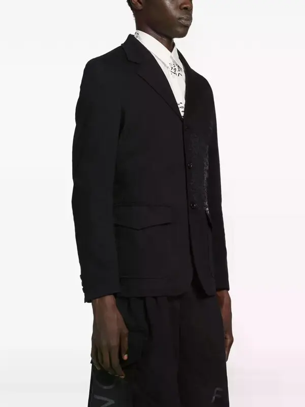 Comme Des Garçons Graphic-print Cotton Jacket