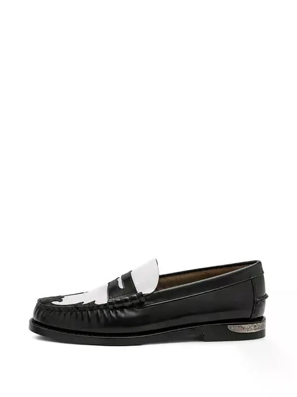 SEBAGO Dan Scarabeo Leather Loafers - Black