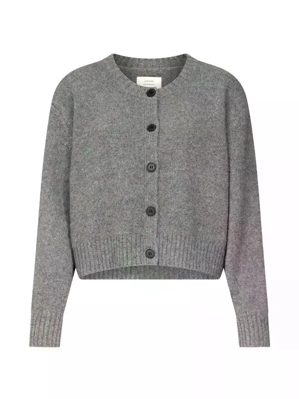 Loulou De Saison Remus Ribbed-knit Cropped Cardigan