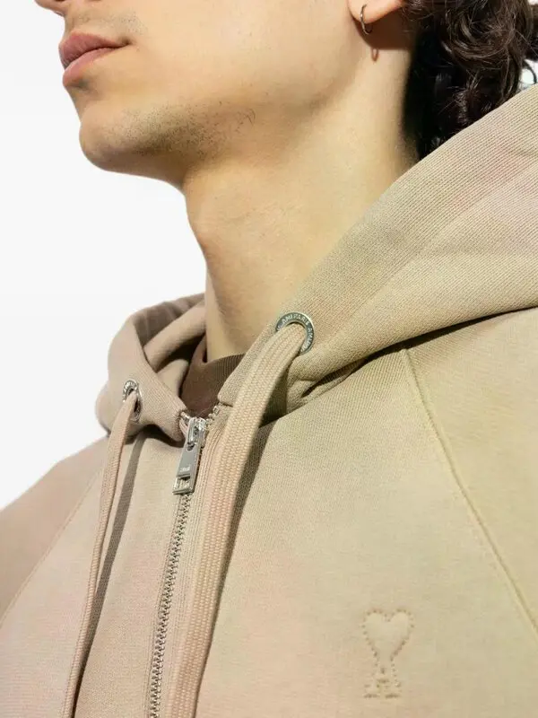 AMI Paris Zip-up Hoodie