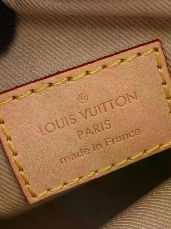 LOUIS VUITTON 2000-2026 Monogram Jacquard Denim Loop Pm Satchel