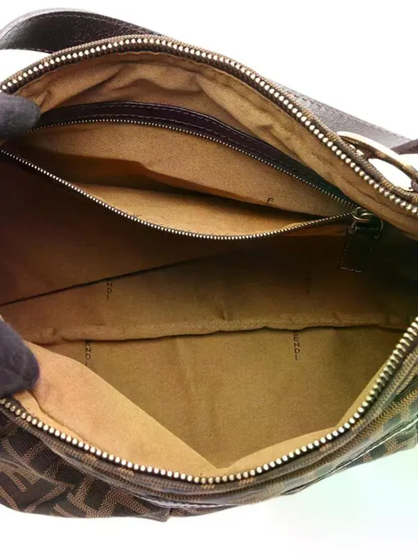 Fendi 2000-2010 Zucca Canvas Chef Shoulder Bag