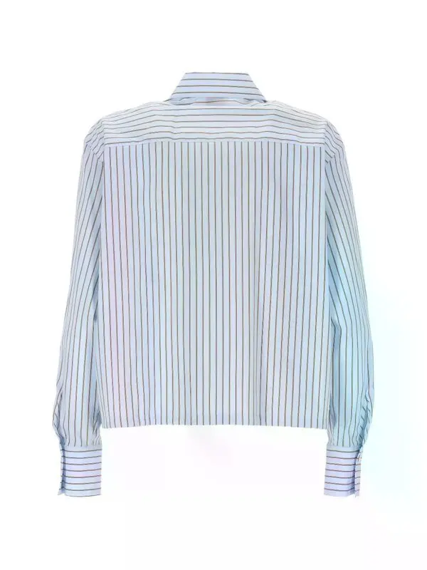 EMME Marella Striped Drawstring Shirt