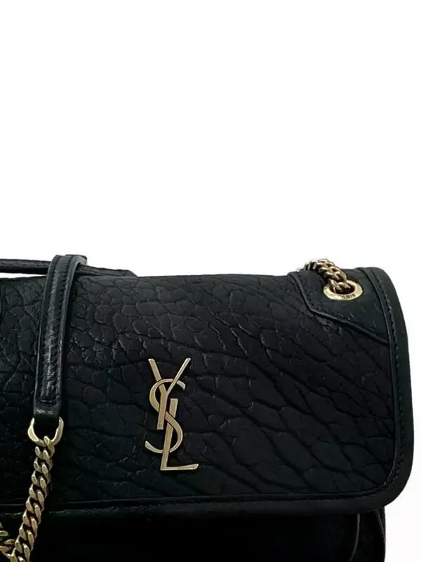 Saint Laurent Niki Mini In Grained-lambskin Shoulder Bag