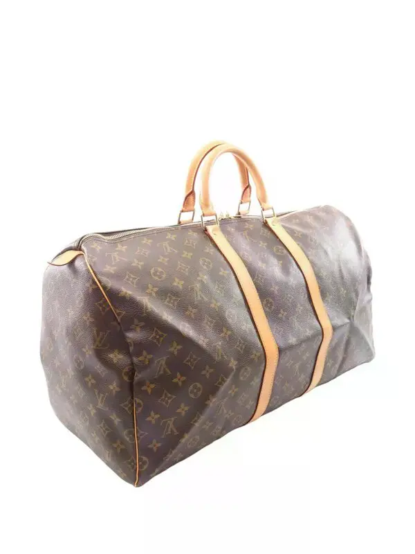 LOUIS VUITTON Monogram Keepall 55 Travel Bag