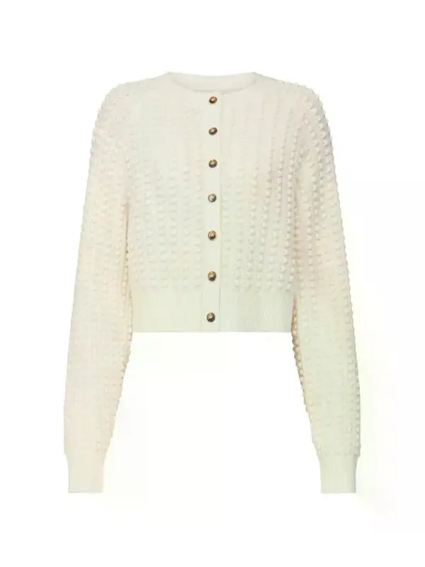 Loulou De Saison Edie Bubble-stitch Cardigan