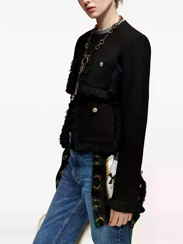 Essentiel Antwerp Kinetic Fringed Jacket