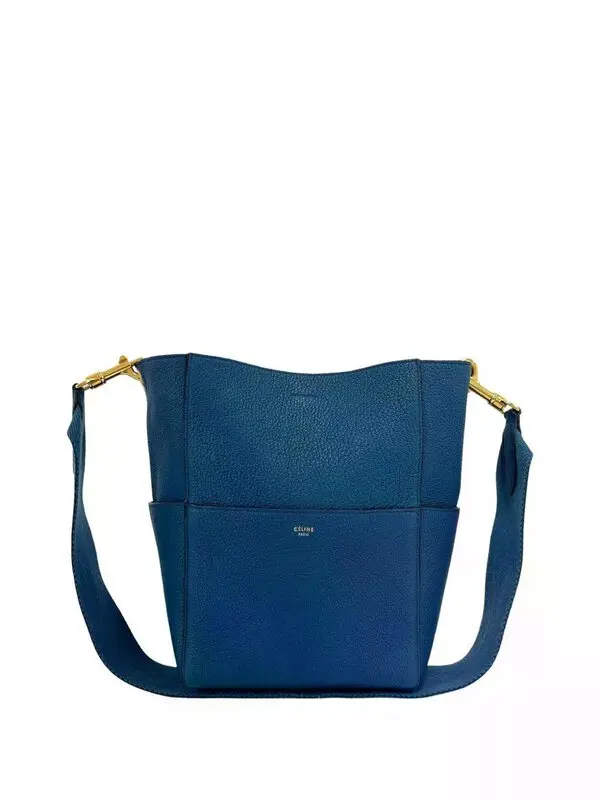 Celine 2015 Small Seau Sangle Bucket Bag - Blue