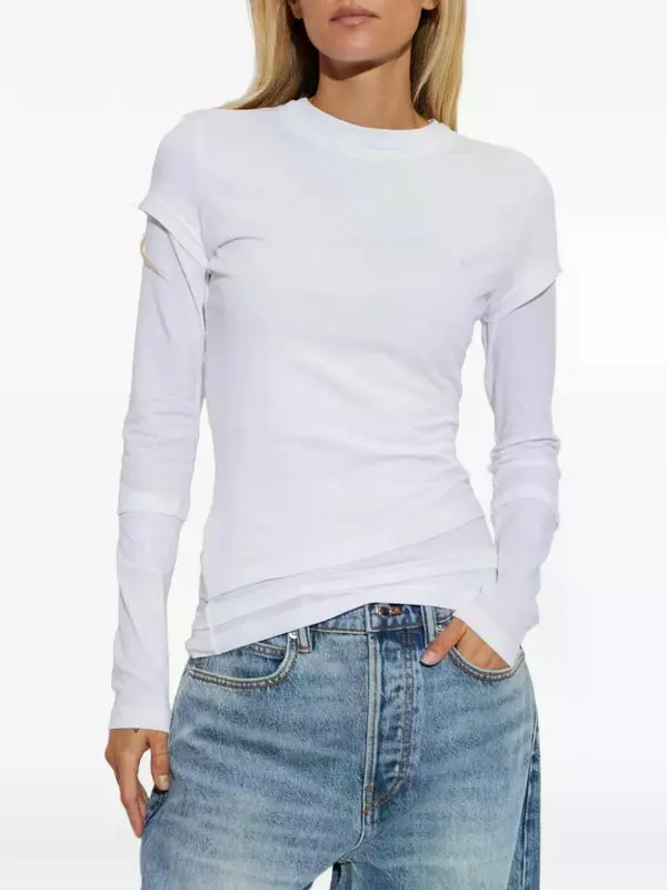 Alexander Wang Layered Long-sleeve T-shirt - White