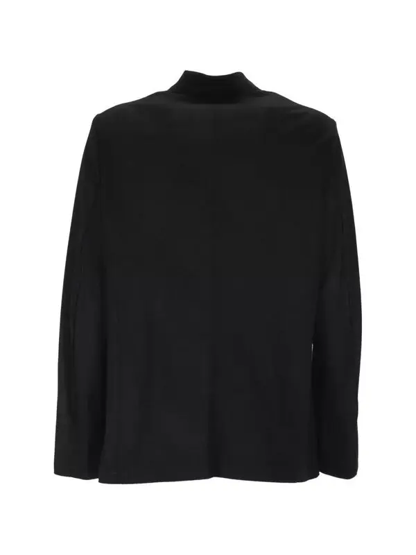 Harris Wharf London Nerhru Mandarin-collar Button-up Coat