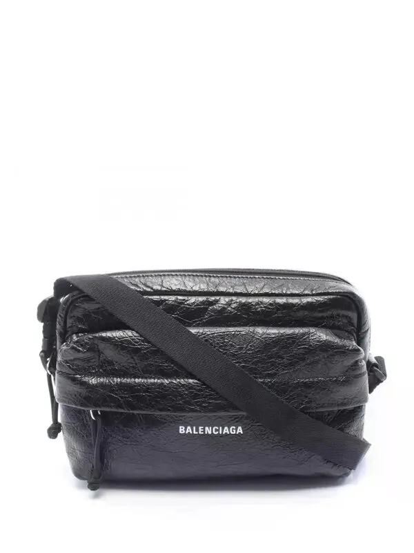 Balenciaga 2018-2026 Lambskin Explorer Camera Bag Crossbody Bag