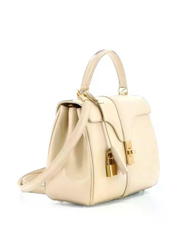 Celine Smooth Calfskin Small Satchel Top Handle Bag