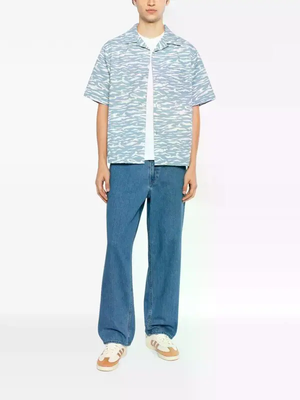 AGNES B. Logo-embroidered Jeans