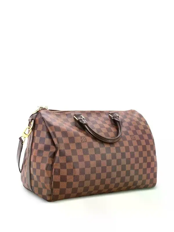 LOUIS VUITTON Speedy Bandouliere Bag Damier 35 Satchel - Brown