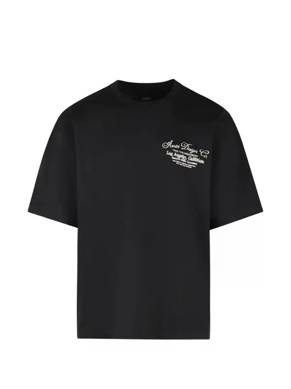 Amiri Dreamers Chain Cotton T-shirt - Black