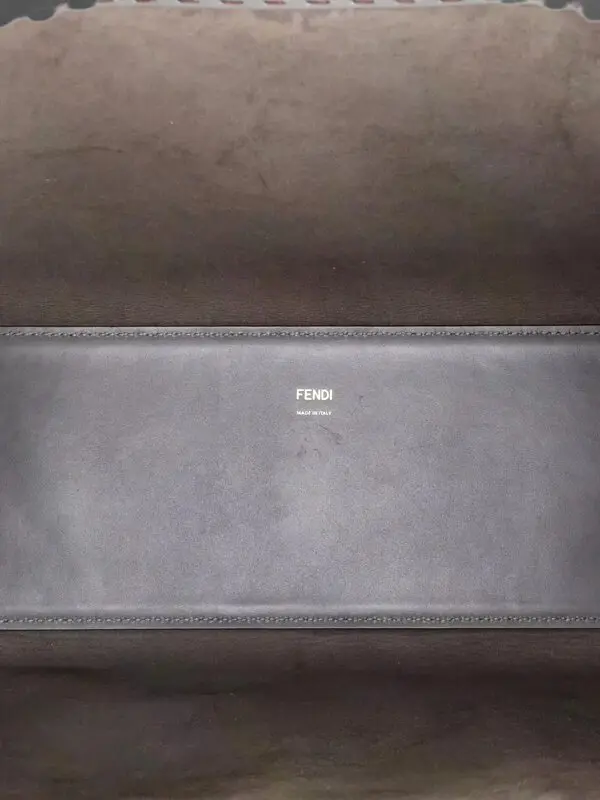 Fendi Sunshine Shopper Leather Medium Tote Bag