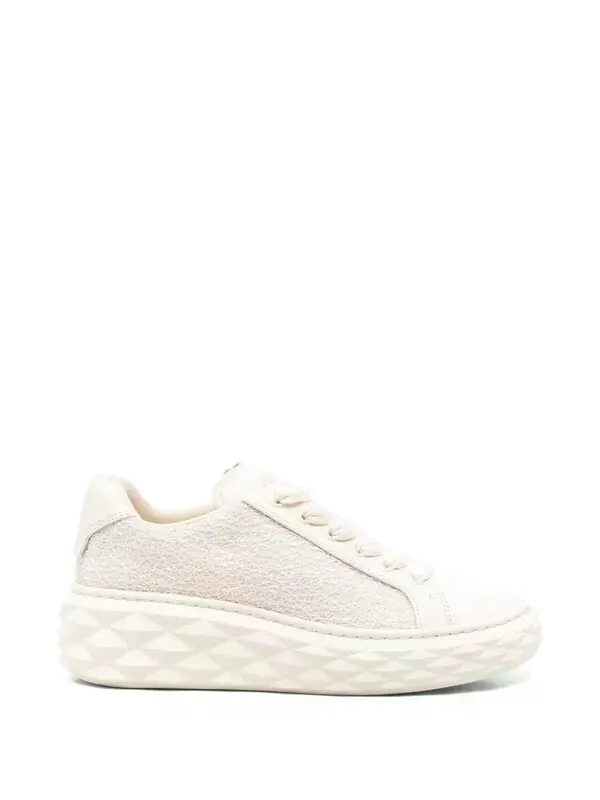 JIMMY CHOO Diamond Light Maxi Lace-up Sneakers - Neutrals