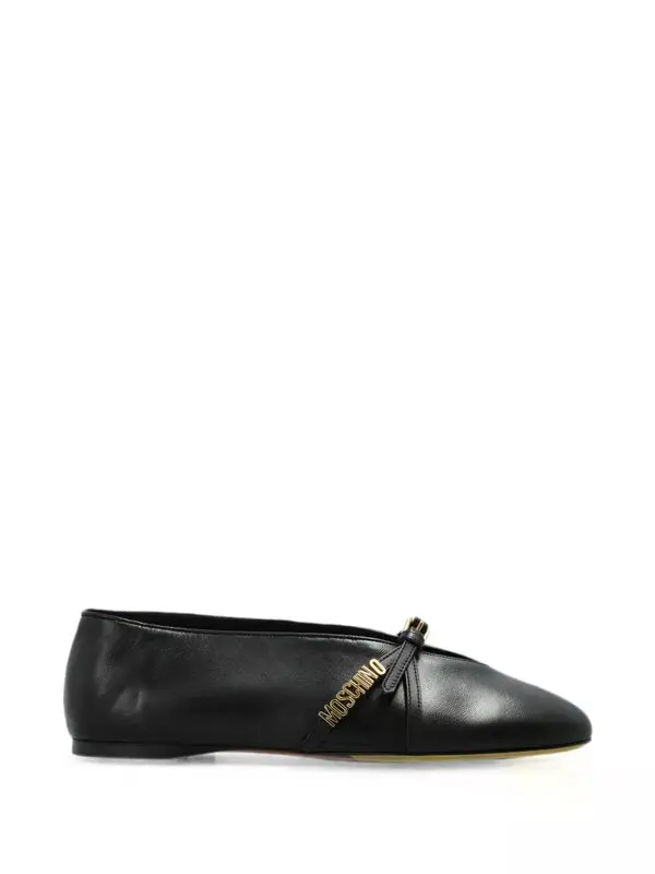 Moschino Leather Ballerinas