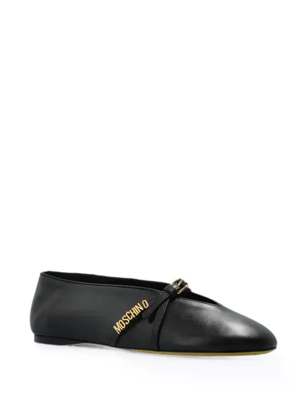 Moschino Leather Ballerinas