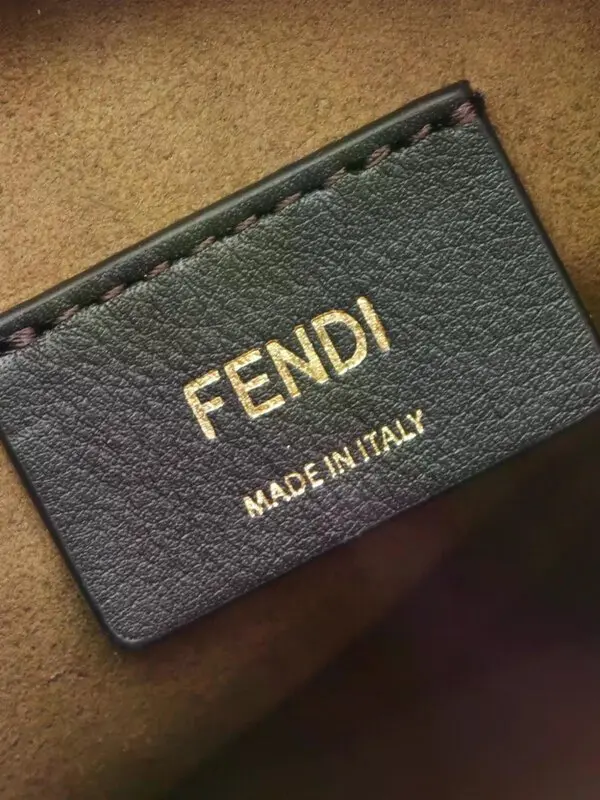 Fendi 2010-2026 Mini Zucca Canvas Mon Tresor Bucket Bag Satchel - Brown