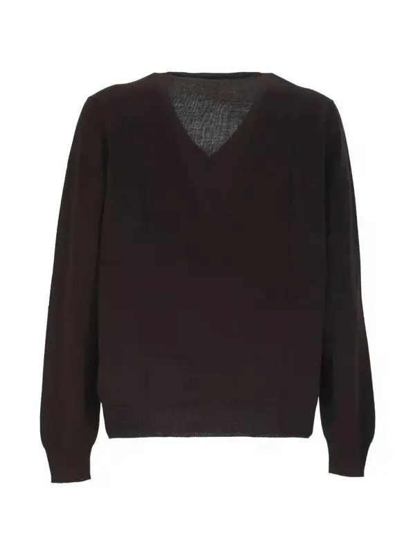 GRAN SASSO Virgin Wool V-neck Sweater