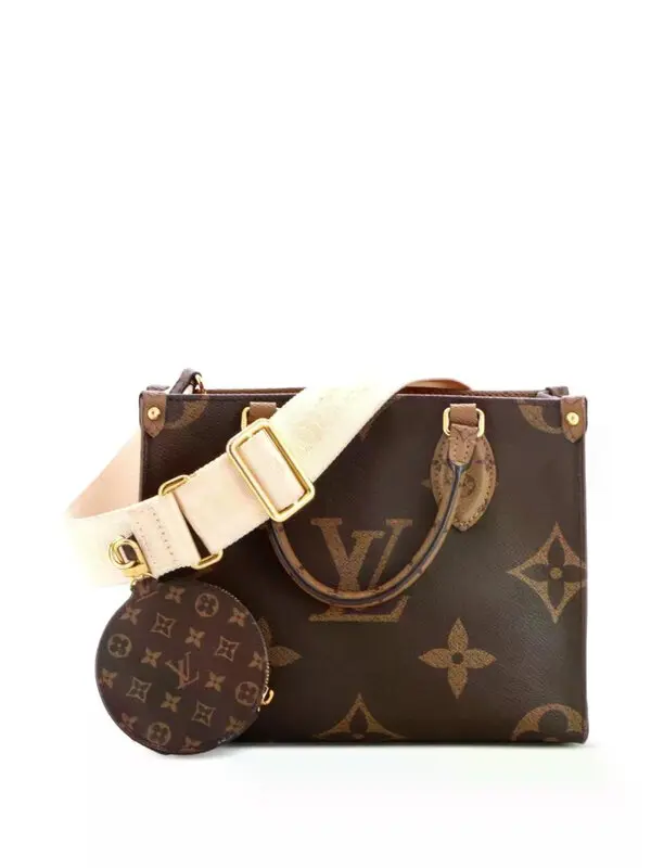 LOUIS VUITTON Onthego Tote Reverse Monogram Giant Pm Shoulder Bag