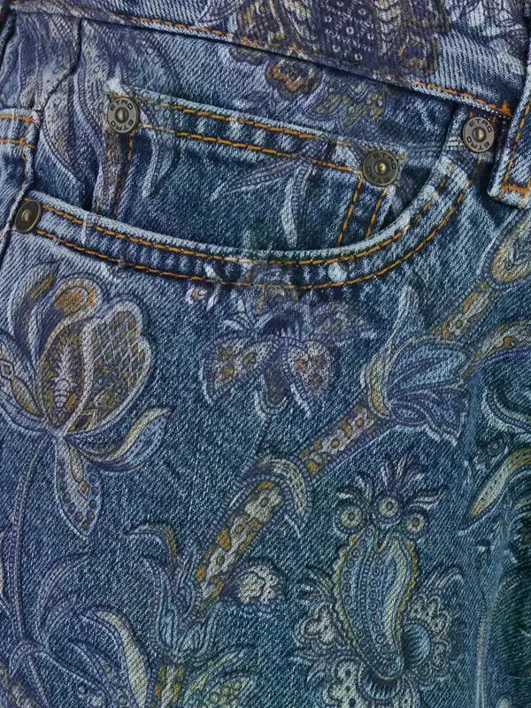 Etro Floral-print Jeans